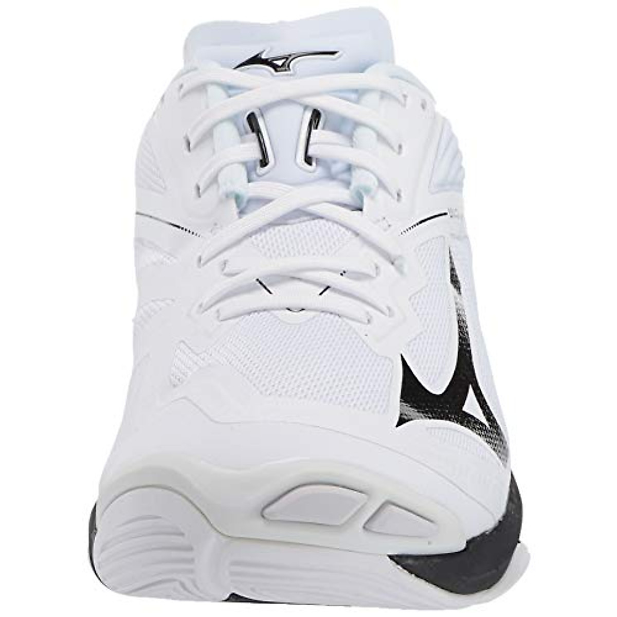 Mizuno womens Wave Lightning Z6 Volleyball Shoe, White/Black, 9.5 US