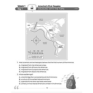 7th Grade Social Studies: Daily Practice Workbook | 20 Weeks of Fun Activities | History | Government | Geography | Economics | + Video Explanations for Each Question (Social Studies by ArgoPrep)