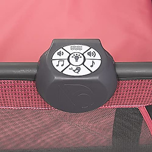 Baby Trend Lil Snooze Deluxe III for Twins,Cozy Berry