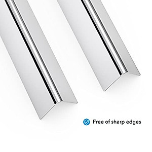 Stanbroil 18 Inch Flavorizer Bars for Weber Summit 400 Series - Stainless Steel Hot Plate for Weber Summit E-420 S-420 Gas Grills Without a Smoker Box - Replacement Parts for Weber 67669, 9PCS