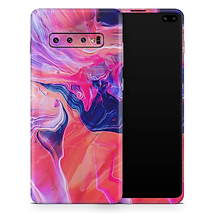 DesignSkinz Liquid Abstract Paint Remix V44 Protective Vinyl Decal Wrap Skin Cover Compatible with The Samsung Galaxy S20 (Screen Trim & Back Glass Skin)