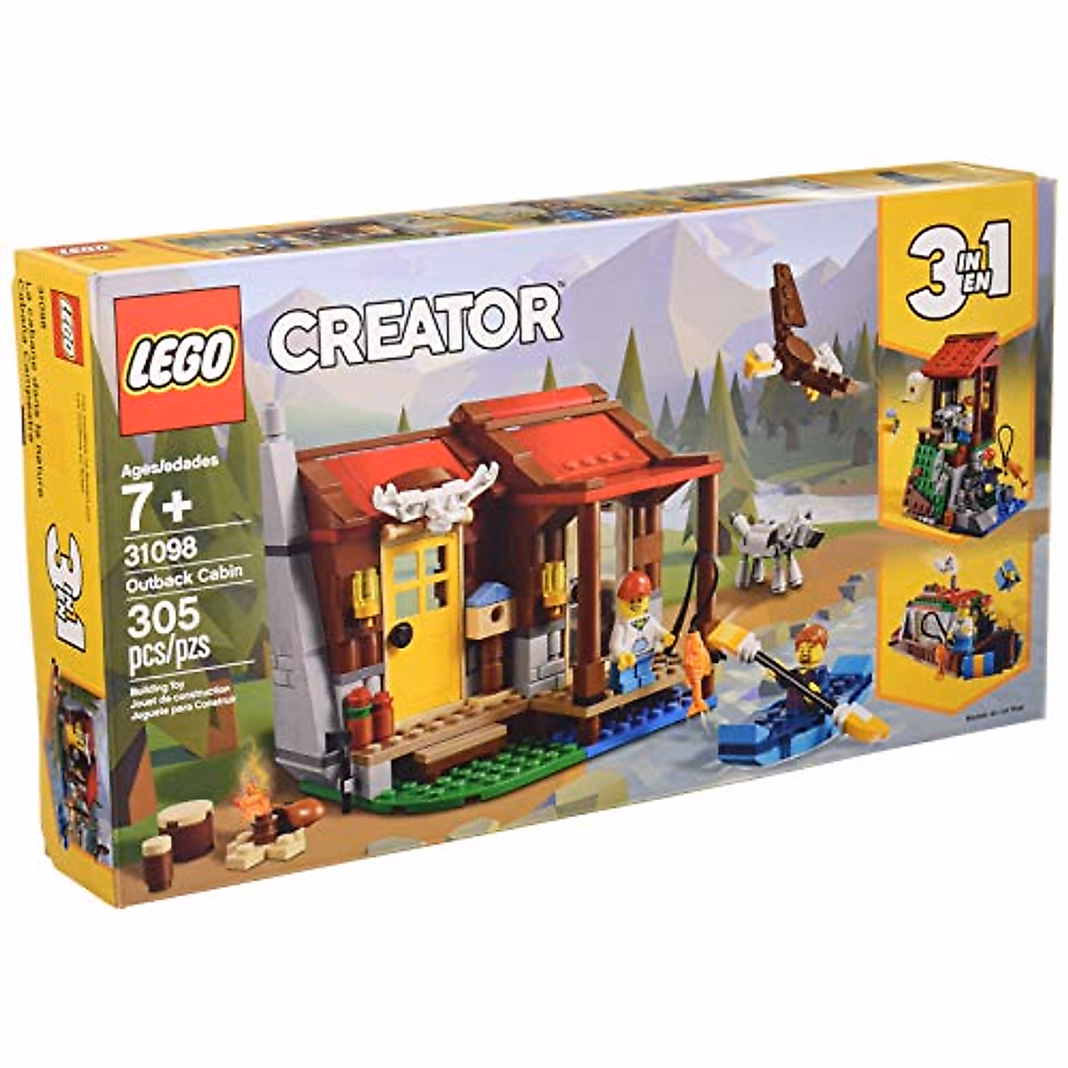 Lego Creator Outback Cabin 31098 Toy Building Kit (305 Pieces)