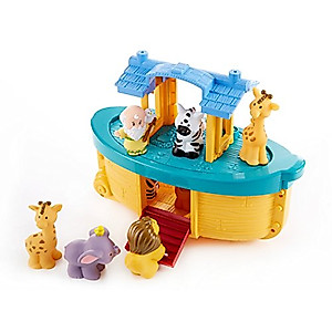 Fisher-Price Little People Noah's Ark playset with 9 figures for toddler and preschool pretend play ages 1 to 5 years
