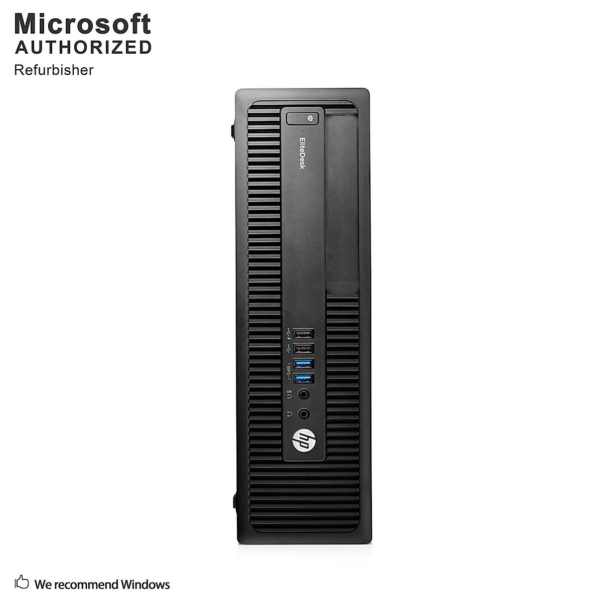 HP EliteDesk 800 G2 Small Form Factor High Performance Desktop PC, Intel Quad Core i5-6500 3.2GHz, 32G DDR4, 1T SSD, WiFi, BT, DP, VGA, Windows 10 Pro 64 Language Supports En/Sp/Fr (Renewed)