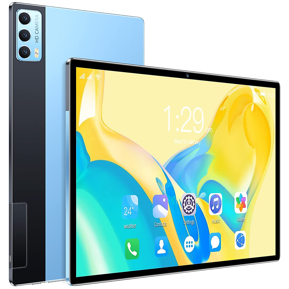 Clearance Android Tablet, 10.1 inch Smart Tablet 1+16GB ROM Octa-Core WIFI Dual Card Smart Call Game Tablet Best for Adults Working Childrens School Learning Birthday Gift