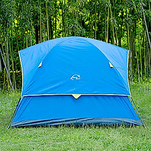 Wind Tour 3-4 Person Lightweight Backpacking Camping Tent Waterproof Double Layer Family Tent for Hiking Fishing Outdoor Travel Picnic