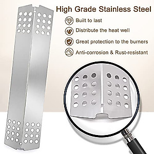 Criditpid Replacement Parts Compatible for Charbroil Tru Infrared 3-Burner 463241314 463241313 466241313 463241013 Grill, Heat Plate Tent Grill Burner Igniter Parts for Char-Broil 463241313