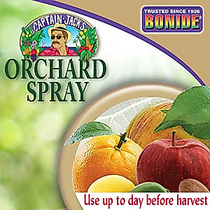 Bonide Captain Jack's Citrus, Fruit & Nut Orchard Spray, 32 oz Concentrate, Multi-Purpose Fungicide, Insecticide and Miticide