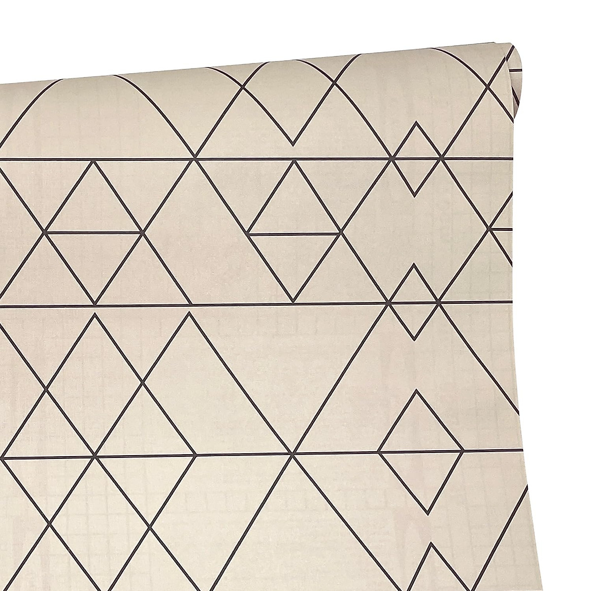 Yifely Geometry Shelving Paper Self-Adhesive Drawer Liner Waterproof Covering Shelf Dividers Entry Tables 17.7 Inch by 9.8 Feet