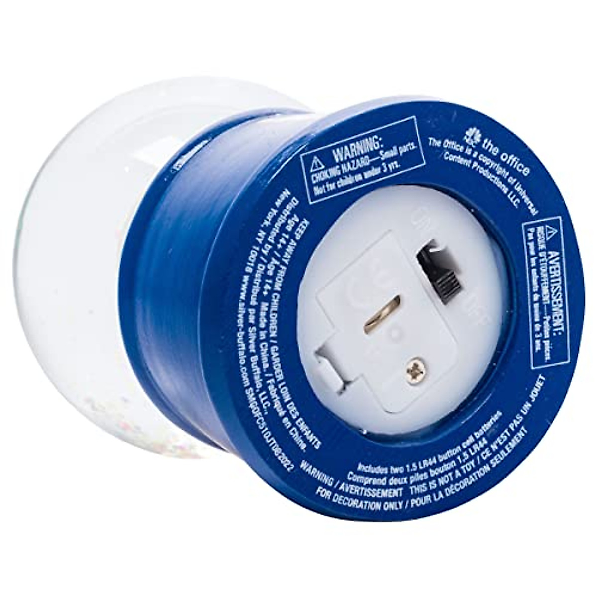 Silver Buffalo The Office World's Best Boss Light Up Snow Globe, 55 mm