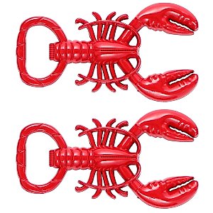 Hemoton 2pcs Keychain Beer Bottle Opener Lobster Bottle Opener Beer Cap Opener Wine Opener Beverage Opener Party Favor Gift for Summer Party Beer Enthusiast