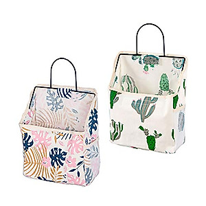 XIAOQI 2Pack-Wall Hanging Storage Bag, Waterproof Over The Door Closet Organizer Hanging Pocket Organizer, Over The Door Closet Organize