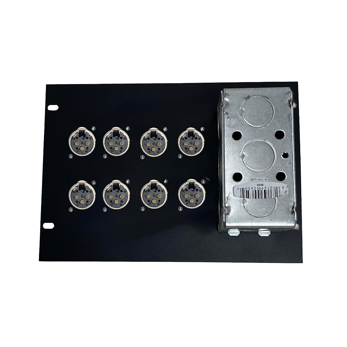 ProCraft Pro Audio Recessed Stage Floor Box 1 AC Duplex 8 XLR/Channel Any Configuration Made in the USA