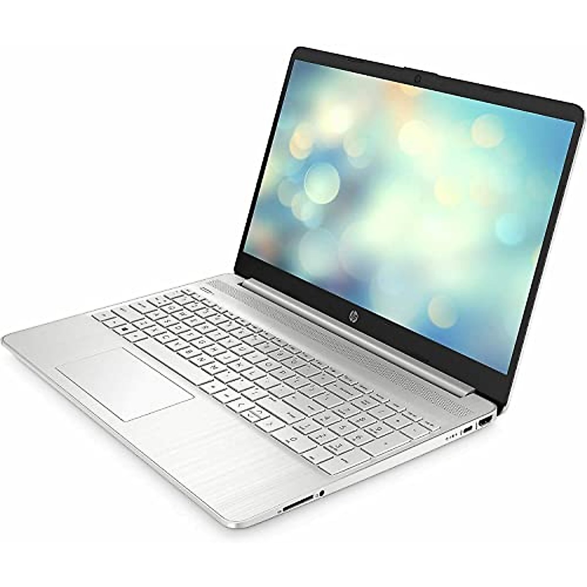 HP 2022 Newest 15.6 HD Micro-Edge Laptop，8-Cores AMD Ryzen 7 5700U(up to 4.3GHz), 16GB DDR4 RAM, 512GB PCIe SSD, Full-Size KB, WiFi 6, Bluetooth 5.2, HDMI, Windows 11, Silver, w/ 3in1 Accessories