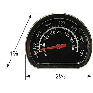 Music City Metals 00475 Heat Indicator Replacement for Gas Grill Model Sterling 4965-54L