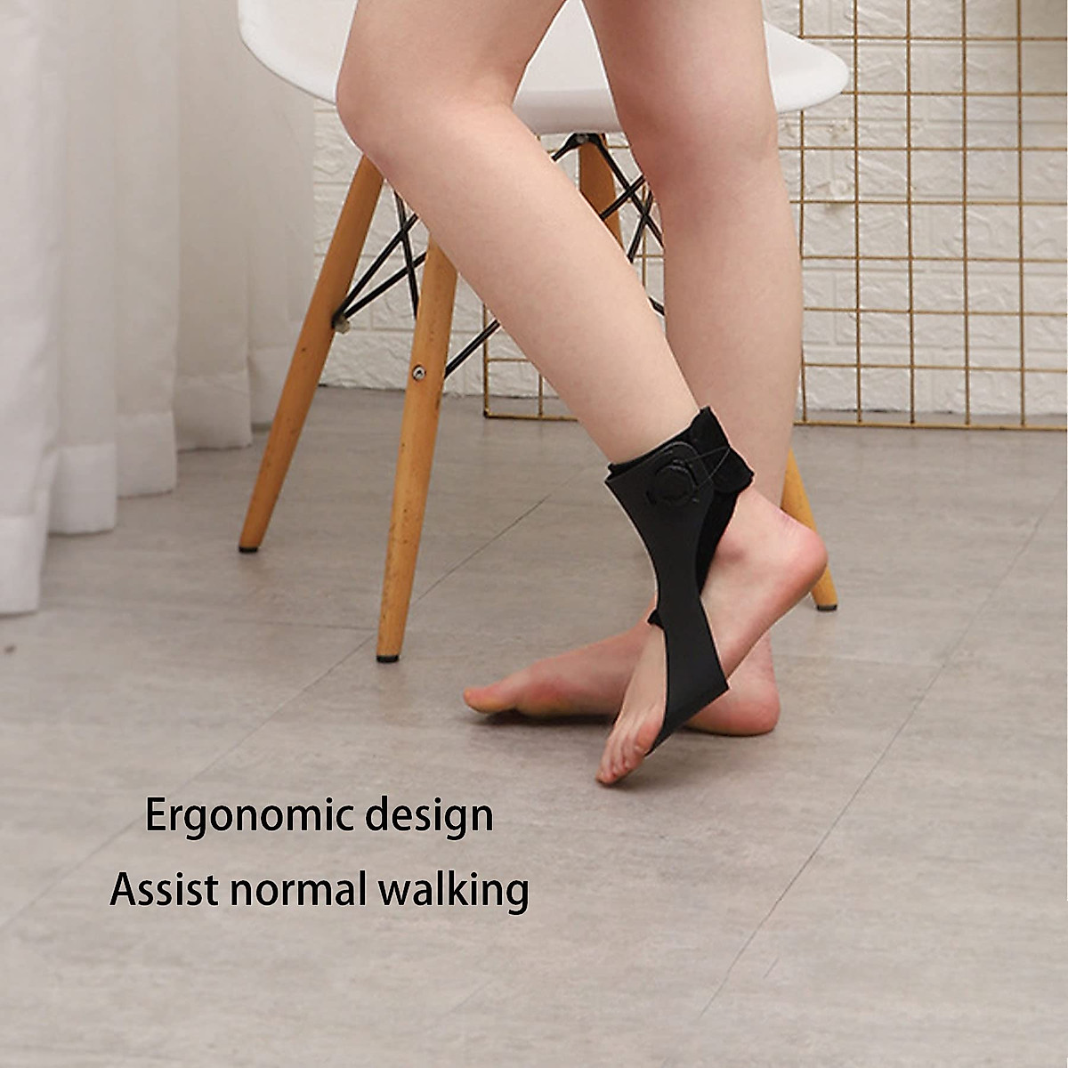 WILLQ Foot Drop Orthosis Ankle Foot Orthosis for Ankle Mobility Aid for Dorsiflexion Movement Left and Right Support for Drop Foot Nerve Injury Relieve Pressure Recreates Natural Gait,Right,Small