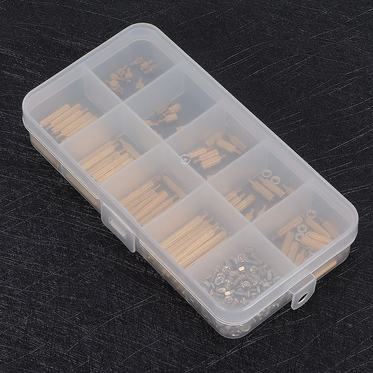 Knurled Standoffs, 270Pcs Installation Tool Screw Nut Brass Standoff Assortment for PCB Motherboard Mount for Electronics for Raspberry Pi