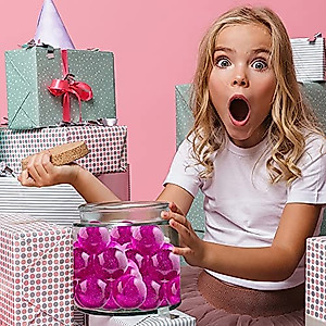 Entervending Bouncy Balls Bulk - Rubber Balls for Kids - Single Color Glitter Bounce Balls - Bundle of 2 packs (50pcs) Large Bouncy Ball 45mm - Super Ball Vending Machine Toys - Balls Party Favors