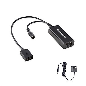 Cable Matters USB Over Ethernet Extender with Power Adapter up to 150 ft - Full USB 2.0 Support for Keyboard, Mouse, Webcam, and More