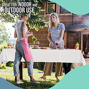 Premium Quality Plastic Table Cover Banquet Rolls 40" X 300' (White)