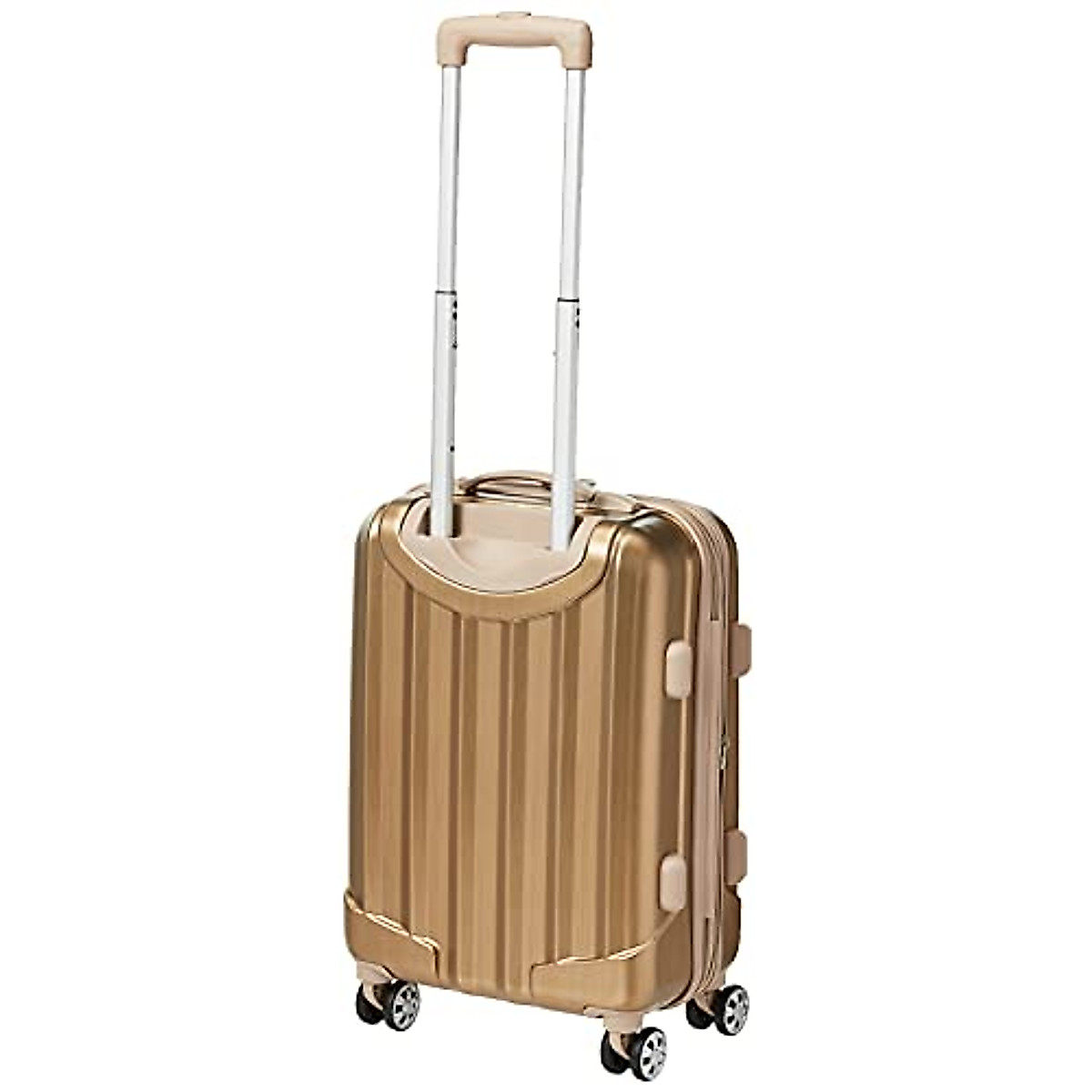 Rockland Santa Fe Hardside Spinner Wheel Luggage, Bronze, Carry-On 20-Inch