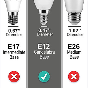 ILC E12 LED Light Bulbs (40w Equivalent) 5W, Color Changing RGB, A15 Small Base Candelabra Round Light Bulb, Candle Base, 2700K Warm White 12 Colors 2 Modes Timing with Remote Control (4 Pack)