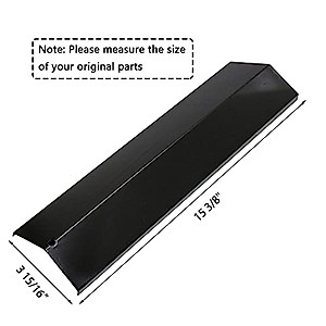 Hisencn Replacement Parts for Brinkmann 4 Burner 810-2410-S, 810-1420-0, 810-1420-1, 810-1470-0, 810-8410-5, 810-8445-F, 4 X Burner, 4 X Porcelain Heat Plate, 3 X Adjustable Cross Over Tubes