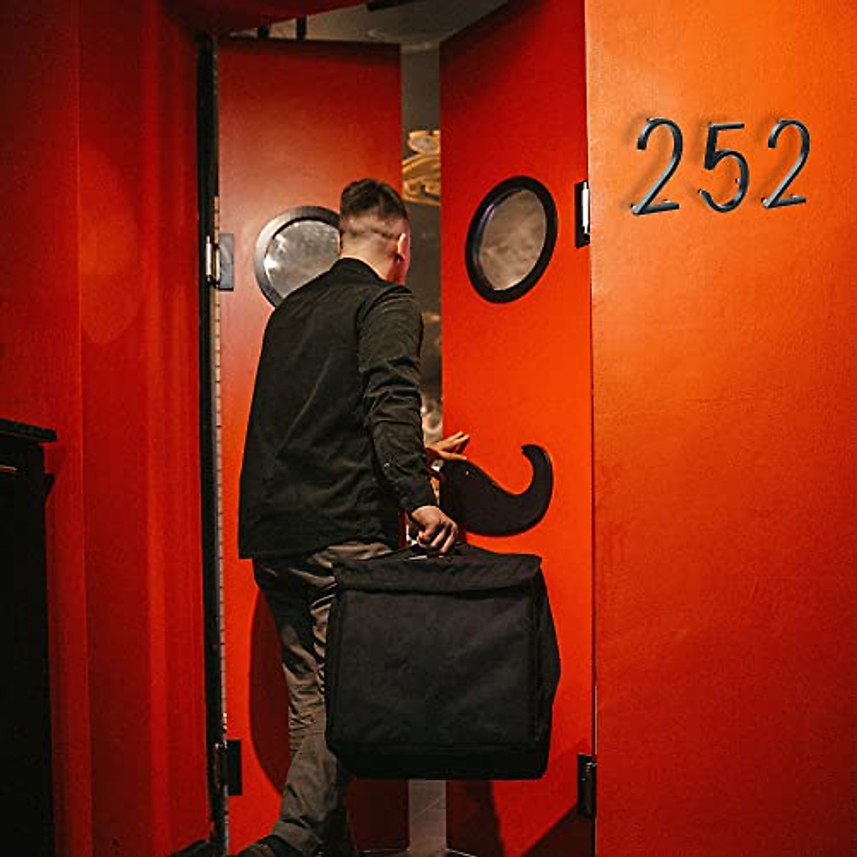 DEPHILA 5 Inches Metal House Numbers for Outside, Modern Floating House Address Numbers for Wooden Door Mailbox with Hardware Kits & Instructions, Black Rust-proof Waterproof Coating, 911 Visibility Signage