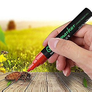 benefitbee Queen Bee Marking Kit Queen Bee Markers 5 Queen Marker Pens 2 Queen bee Marking Bottles 2 Queen Cages for Beekeeping Supplies