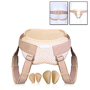 GHzzY Hernia Belt for Surgery & Injury Recovery - Hernia Support Truss for Single/Double Inguinal or Sports Hernia with 4 Compression Pads(2 Pack),Adult