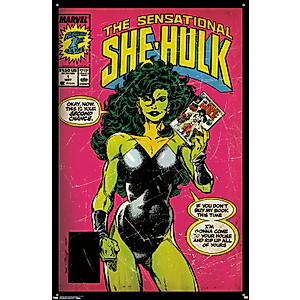Marvel Comics - She-Hulk - The Sensational She-Hulk #1 Wall Poster with Push Pins