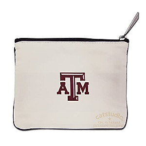 Catstudio Zipper Pouch, Texas A&M University Travel Toiletry Bag, 5 x 7, Ideal Makeup Bag, Dog Treat Pouch, or Purse Pouch to Organize School & Office Supplies for Students, Grads & Alumni