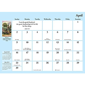 Thomas Kinkade Studios 12-Month 2023 Monthly Pocket Planner Calendar with Script