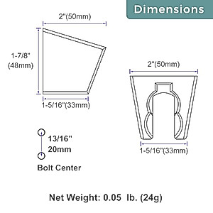 Handheld Shower Head Bracket with Two Slot, Aomasi Bidet Sprayer Hanger Bathroom Hose Shower Wand Holder Wall Mount Brushed Nickel