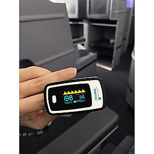 Innovo Deluxe iP900AP Fingertip Pulse Oximeter Blood Oxygen Saturation Monitor with Alarm, Plethysmograph and Perfusion Index