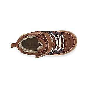 OshKosh B'Gosh Boy's Allister Fashion Boot, Brown, 11 Little Kid