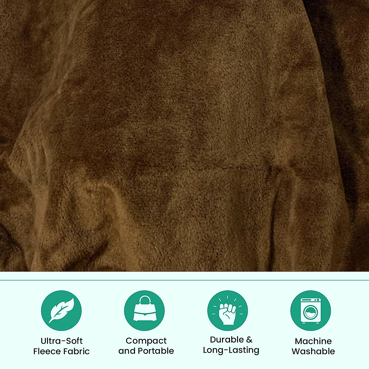 Baby Security Blanket - 18" Tall Soft Fleece Baby Blanky for Boys & Girls – Baby Soothing Blanket with Plush Stuffed Animal - Monkey