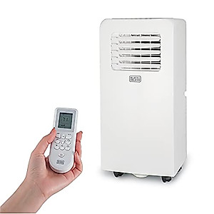BLACK+DECKER 10,000 BTU Portable Air Conditioner with Remote Control, White