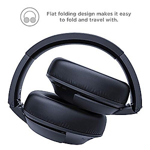 TCL ELIT400 Wireless On-Ear Hi-Res Noise Cancelling Bluetooth Headphones - Black (Renewed)