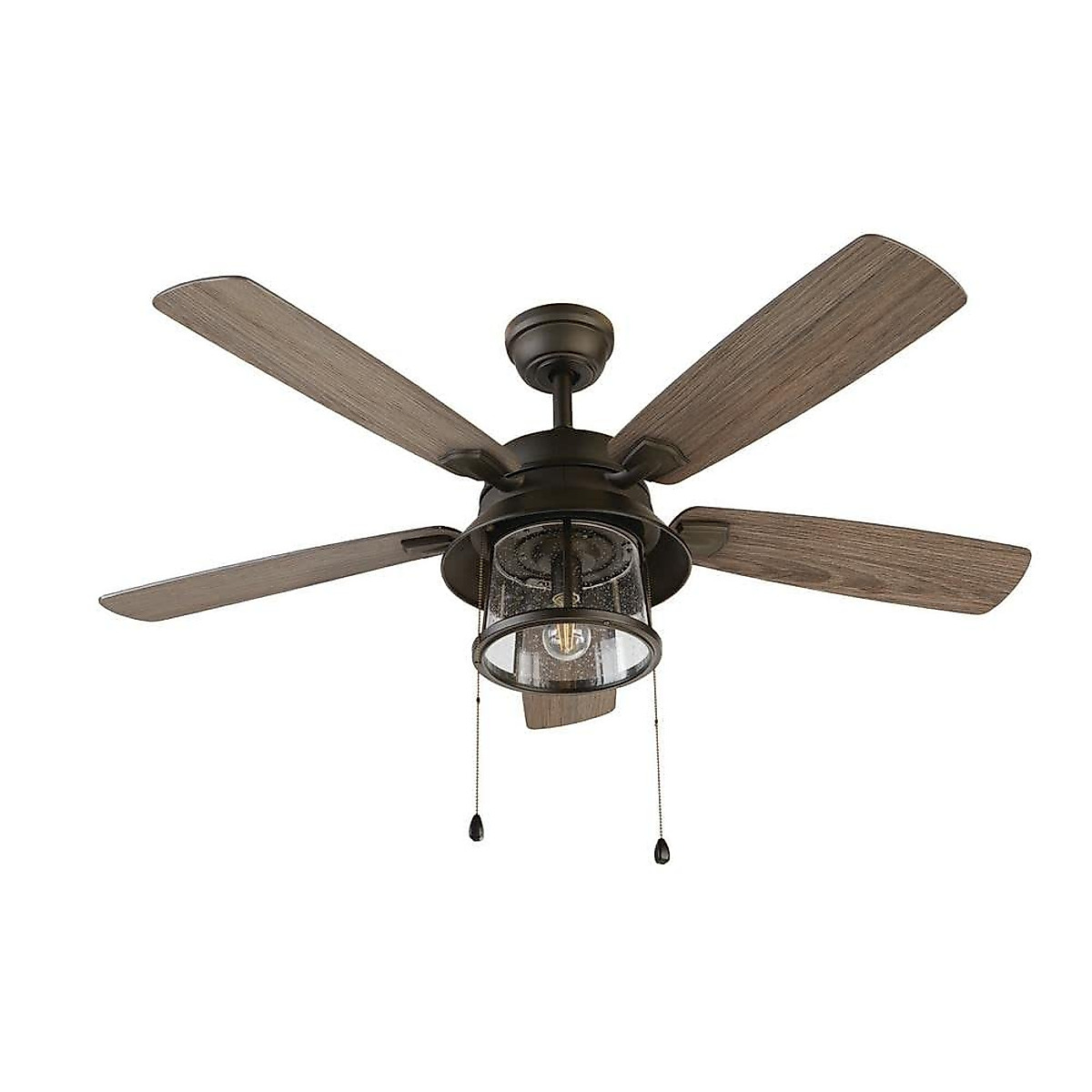 Shanahan 52 in. LED Indoor/Outdoor Bronze Ceiling Fan with Light Kit