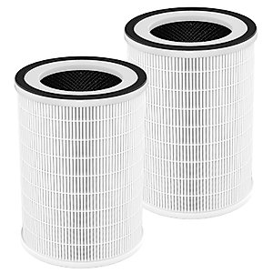 True HEPA KILO Filter For Afloia KILO, KILOPLUS, KILOPRO, MIRO, MIRO PRO and MORENTO MR-Kilo, Kalo Air Purifier, 360° 3-Stage Filtration, 2 Pack