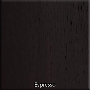 Full Size Conversion Kit Bed Rails for Baby Cache Cribs | Multiple Finishes Available (Espresso)