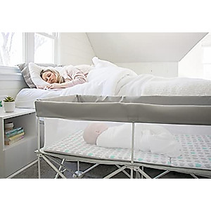 Regalo My Crib Portable Infant Bassinet, Includes Design Padded Insert, Travel Carry Bag, Support Tubes, Step Safety Locking Mechanism