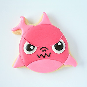 Cute Baby Shark Cookie Cutter, 3.5" Made in USA by Ann Clark