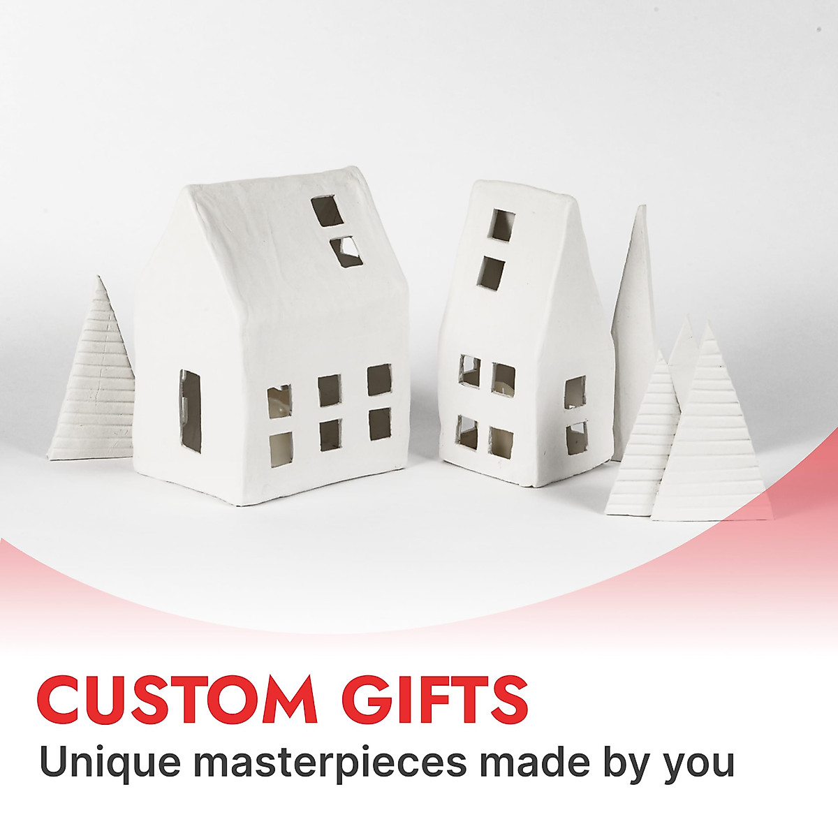 DAS Air-Hardening Modeling Clay - White Air Dry Clay 2.2lb Block - Pliable Air Clay for Sculpting and Coating - Easy to Use Air Dry Modeling Clay for All Ages - Molding Clay for Sculpting and More