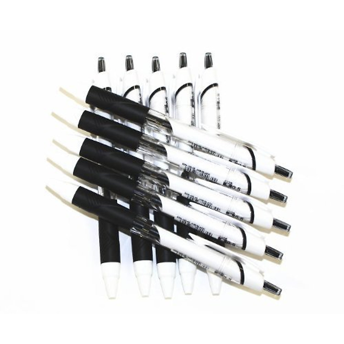 Uni-ball Jetstream Extra Fine Point Retractable Roller Ball Pens,-rubber Grip Type -0.5mm-black Ink-value Set of 10