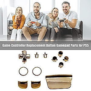 CHEXANK A Full Set Of Handle Protection Shell Plus Button Handle Accessoriesï¼ˆGoldenï¼‰
