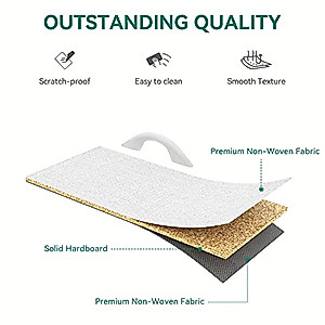 YITAHOME Fabric Dresser with 8 Drawers, Furniture Storage Tower Cabinet, Dresser for Bedroom, Living Room, Hallway, Closet, Sturdy Steel Frame, Wooden Top, Easy Pull Fabric Bins, Light Grey