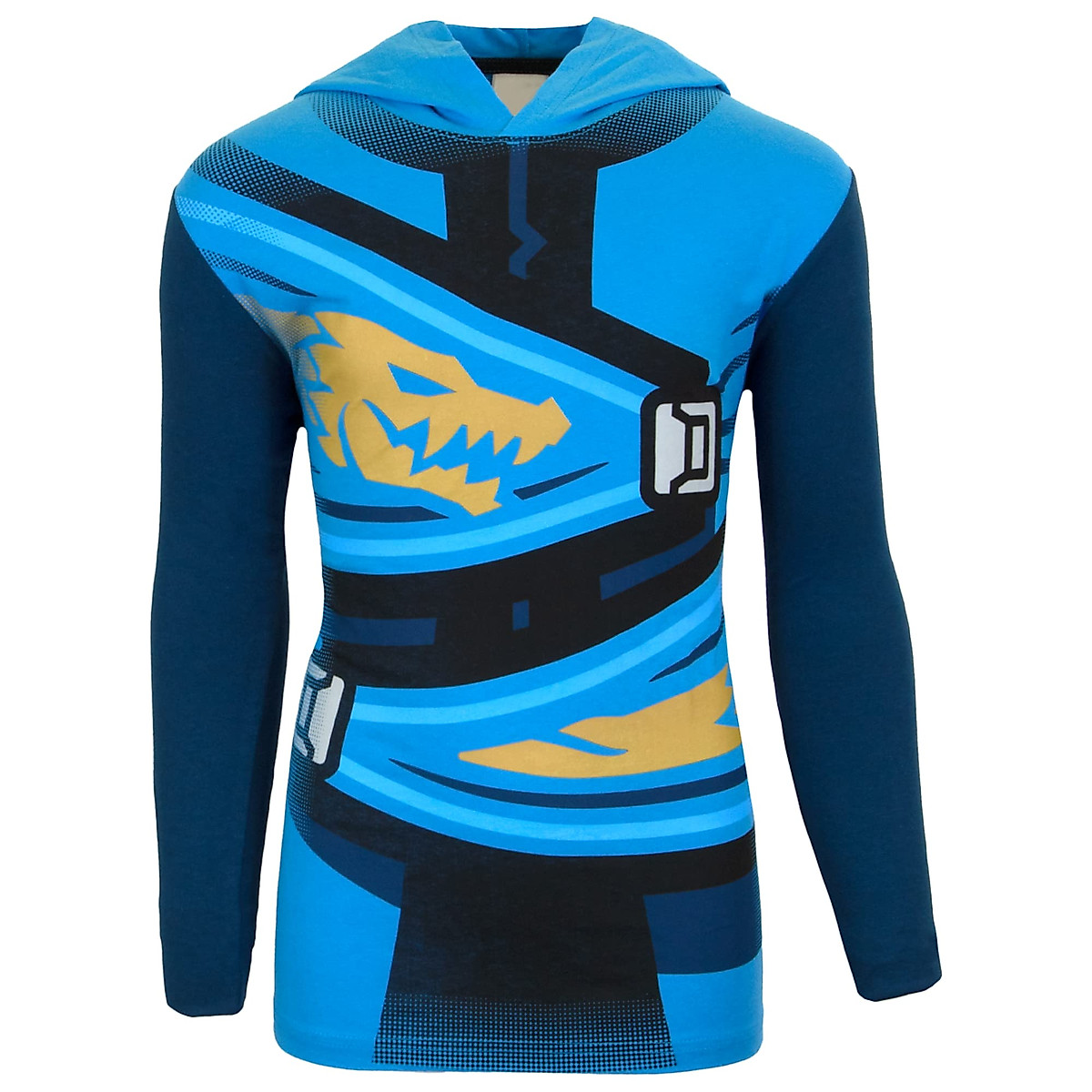 LEGO Ninjago Boys Pants Sets, Ninjago Pullover Hoodie Tee and Pants Sets for Boys (Blue, 7)