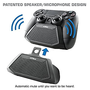 Nyko SpeakerCom - Headset Alternative Controller Attachment with Push To Talk Button for PlayStation 4